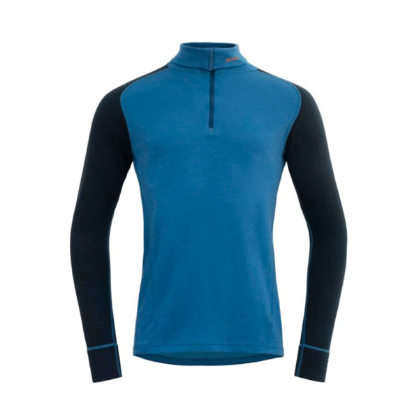 Majica Devold Duo Active Merino 205 Z.Neck Man Blue/Ink - Koala